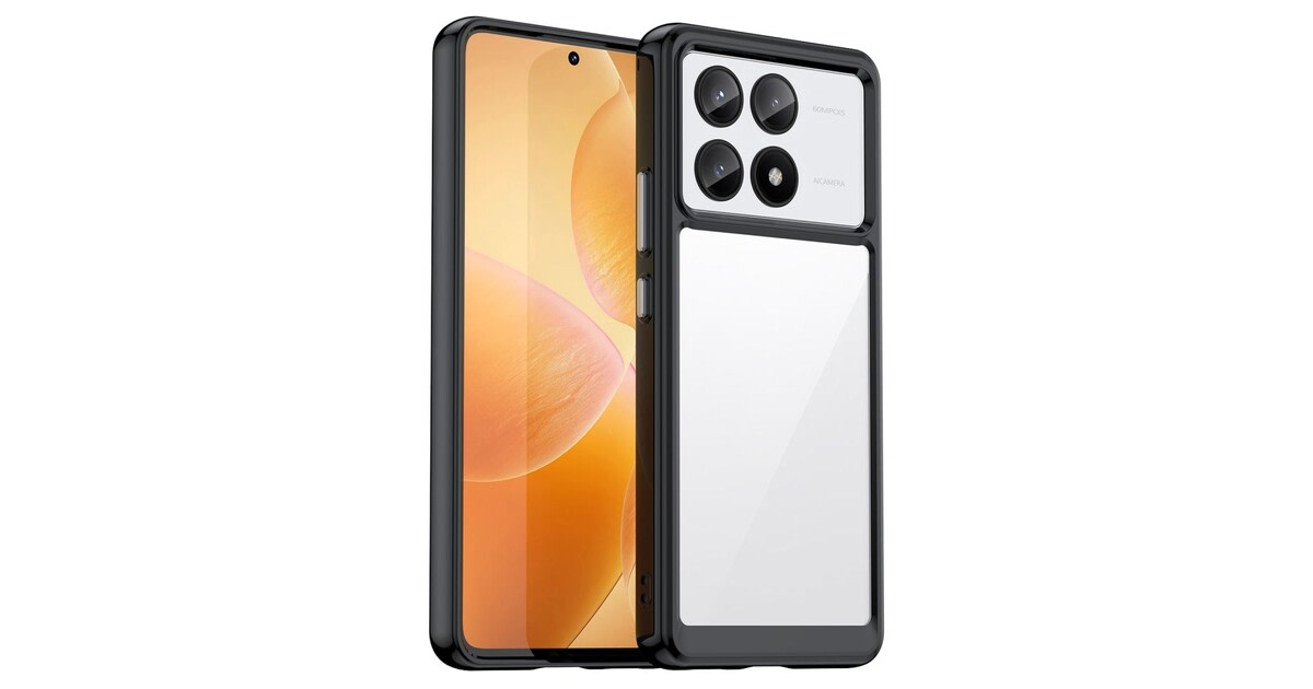 Hibrid tok "Frame SHield" Poco X6 Pro készülékekhez - fekete - Gizzmo.hu