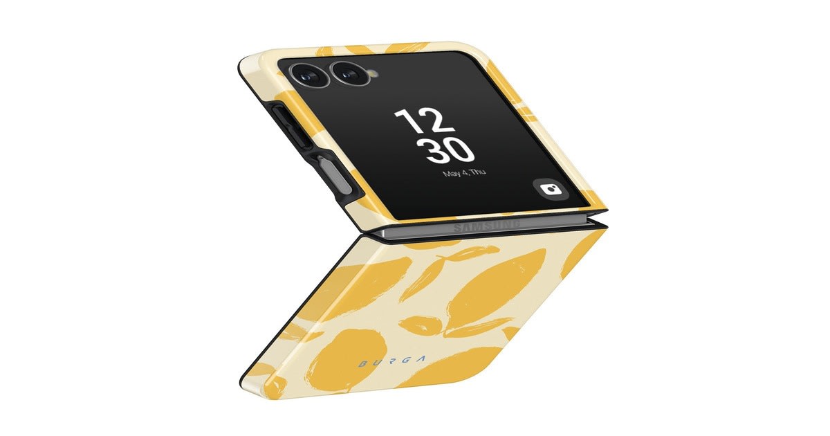 Prémium Burga Tough "Lemon Tart" tok Samsung Galaxy Z Flip7 - Gizzmo.hu